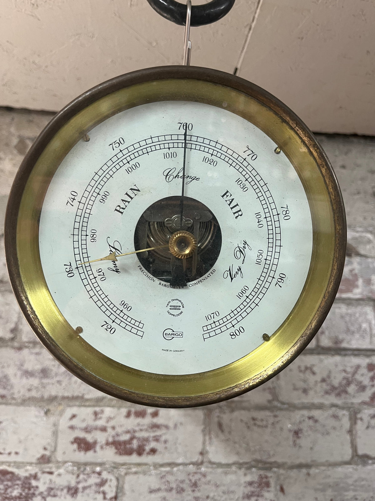 Barigo Ships Brass Precision Barometer Compensated B — bananaindustries