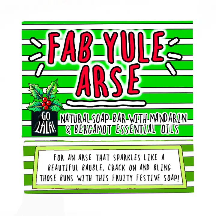 Fab Yule Arse Vegan Soap Mandarin & Bergamot — bananaindustries