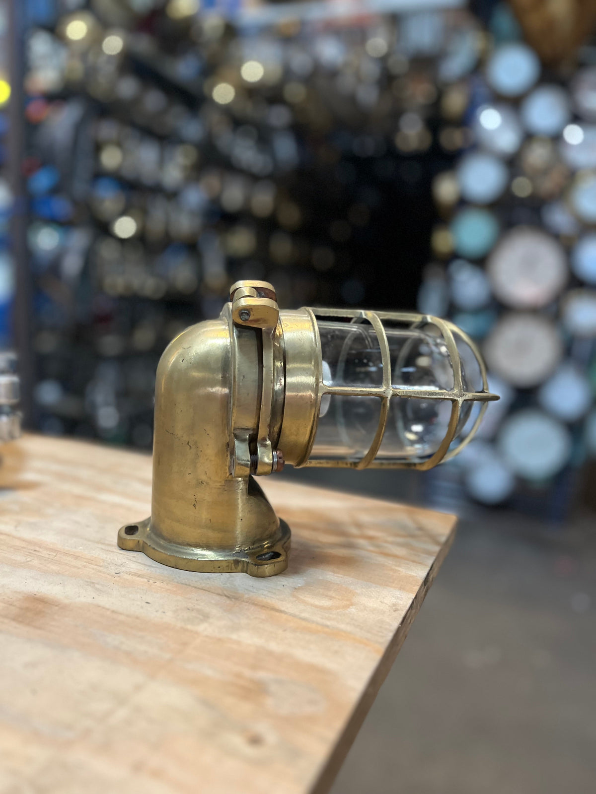 Brass 90 Degree Passage Light — bananaindustries