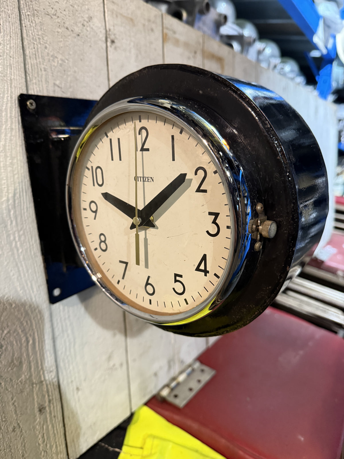 Citizen Maritime Double sided Vintage Wall Clock Black Marine Salvage ...