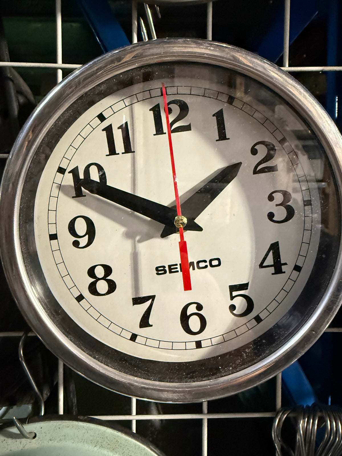 Salvaged Semco Quartz Wall Clock | Vintage Ship Clock UK — bananaindustries