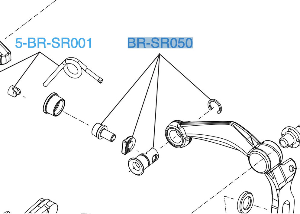 Campagnolo Cable Clamp Set ( Ti screw) BR-SR050 — bananaindustries