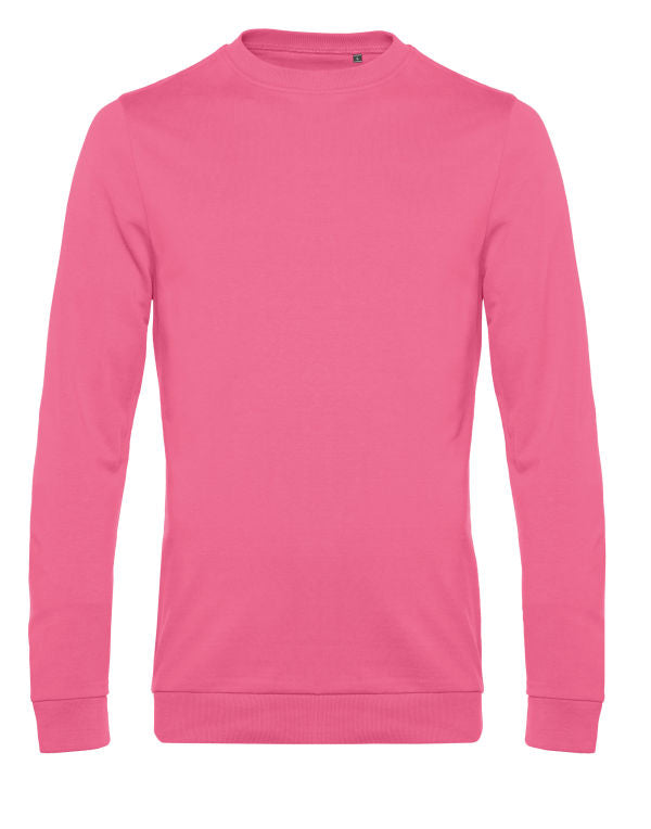 B&C Men's #Set In Sweatshirt - Pink Fizz — bananaindustries