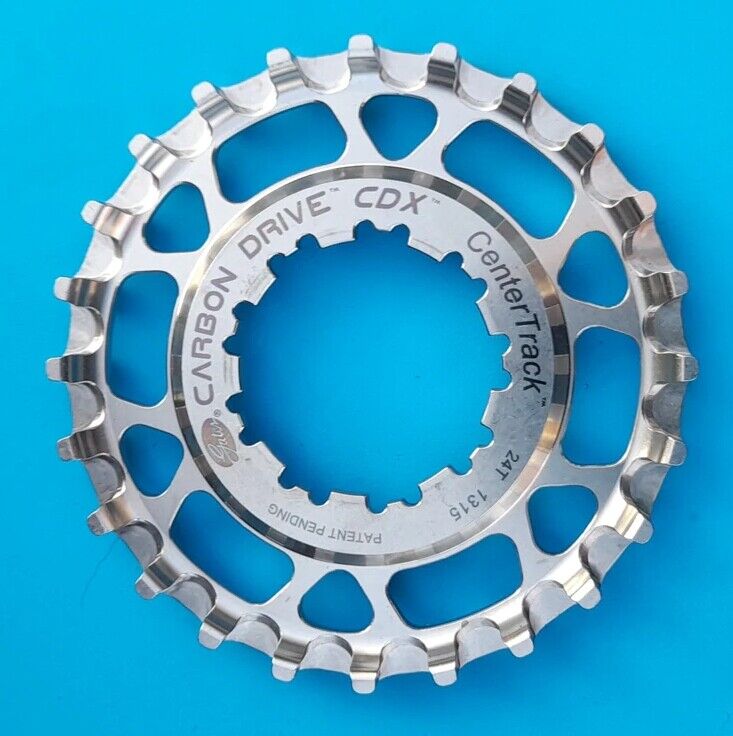 GATES 24T 9-SPLINE REAR CDX Cog Gates Carbon drive Belt drive CDX ...