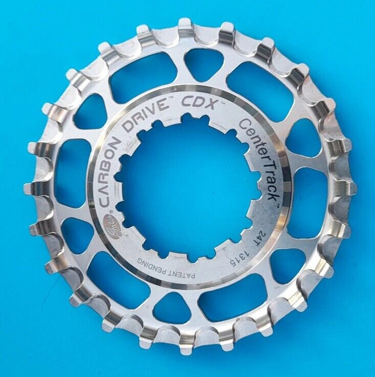 GATES 24T 9-SPLINE REAR CDX Cog Gates Carbon drive Belt drive CDX ...