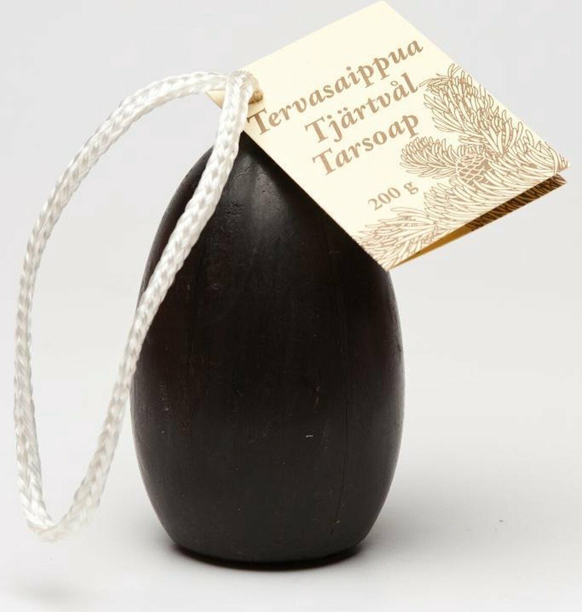 Vaasen made in Finland Original Pine Tar Soap on a Rope 200 grams ...